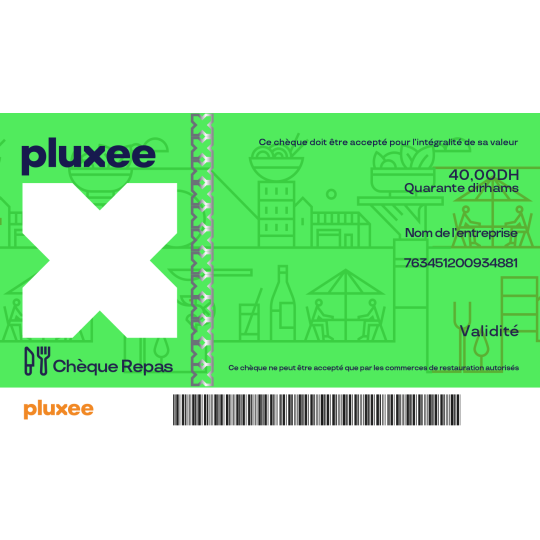 Vente en ligne de Chèque Repas - Pluxee Store Maroc